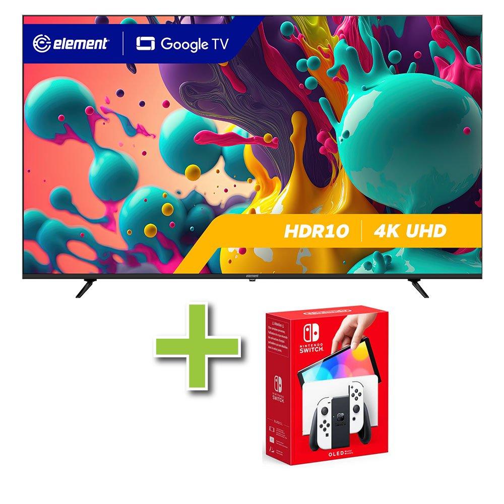 Rent to Own Element 86" Element Frameless Google 4K Ultra HD Smart TV & Nintendo Switch OLED ...